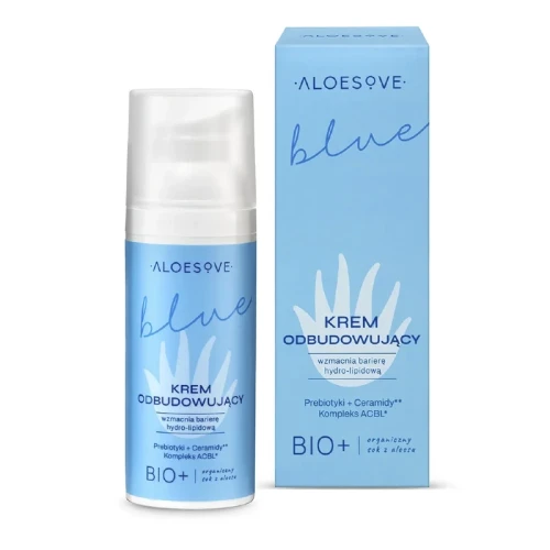 Odbudowujący krem do cery suchej i odwodnionej – ALOESOVE BLUE